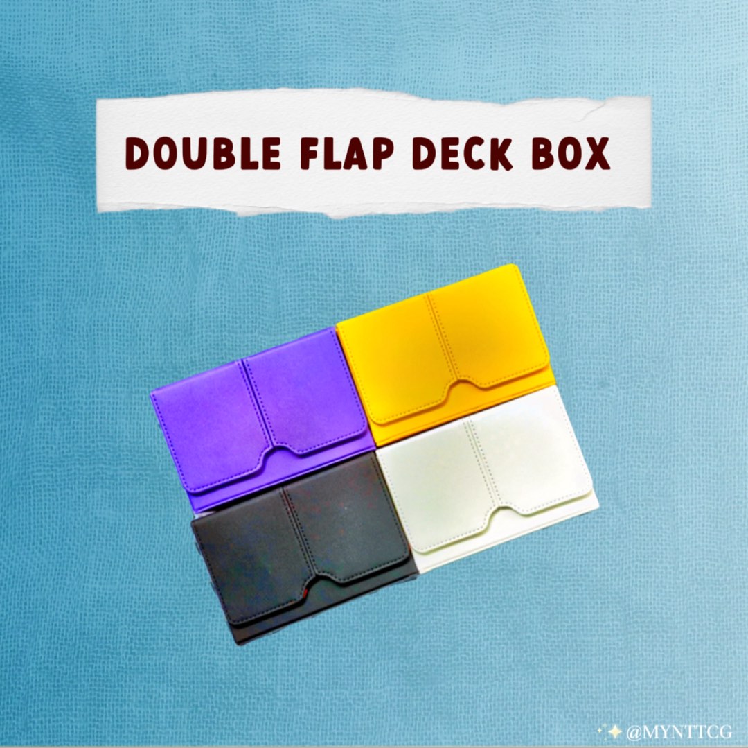 (🔴OOS) Double Flap Deck Box Deck Case + Dice Tray / Accessories | One ...