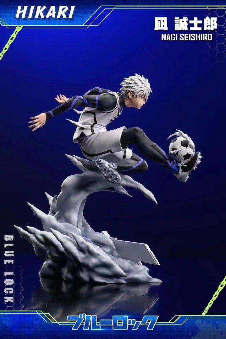 [Overseas Stock] Blue Lock Hikari Studio Nagi Seishiro gk resin statue ...