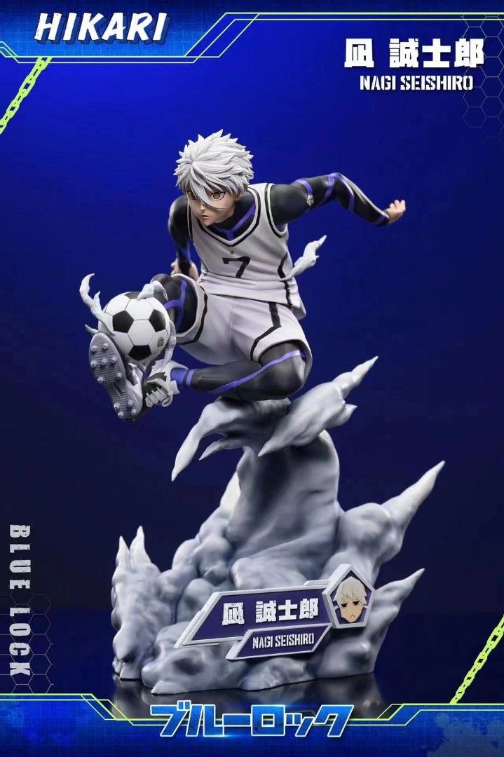[Overseas Stock] Blue Lock Hikari Studio Nagi Seishiro gk resin statue ...