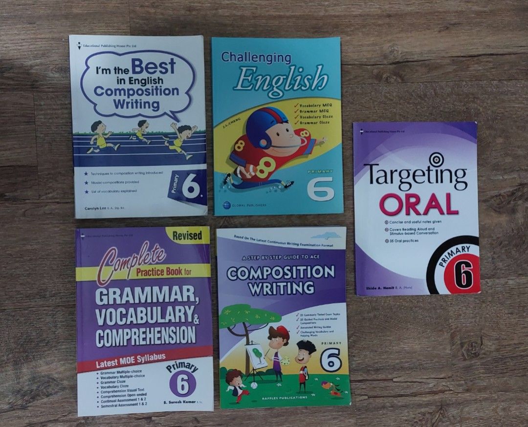 P6 Challeging English, Composition Writing, Oral, Grammar, Vocabulary ...