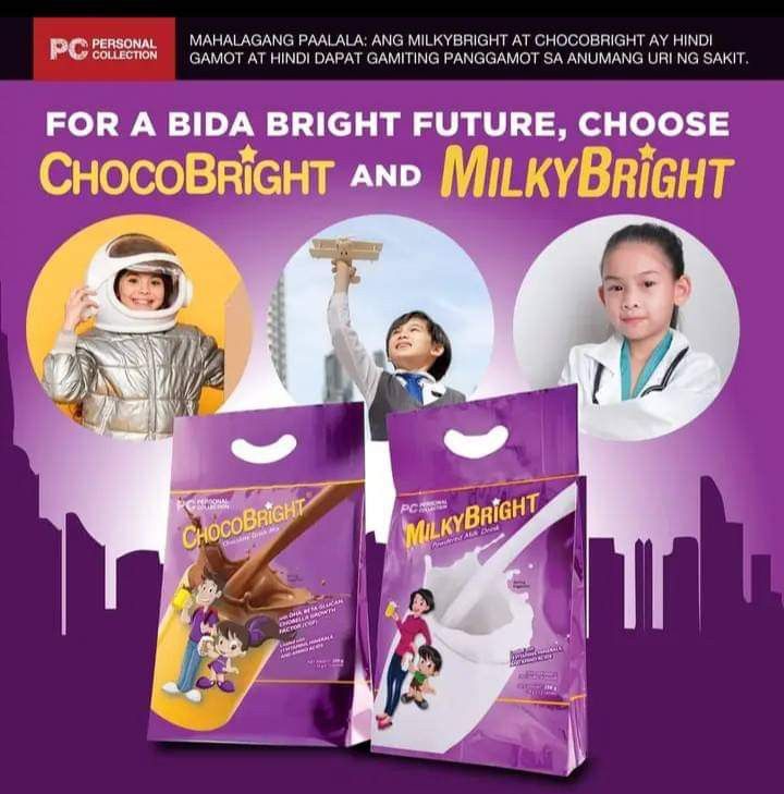PC Choco Bright & Milky Bright Chocolate/Milk Drink, Food & Drinks ...