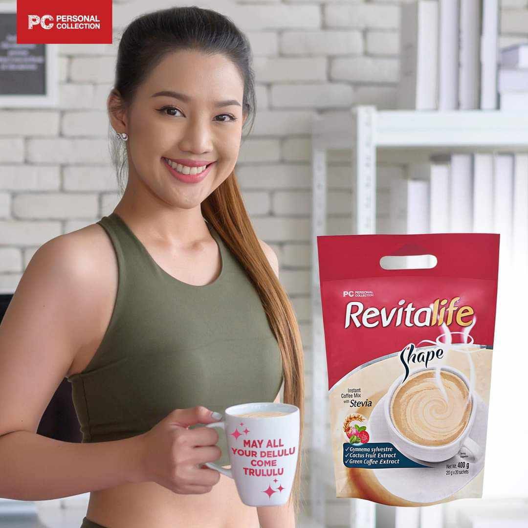 PC RevitaLife SHAPE Instant Coffee Mix, Health & Nutrition, Health ...