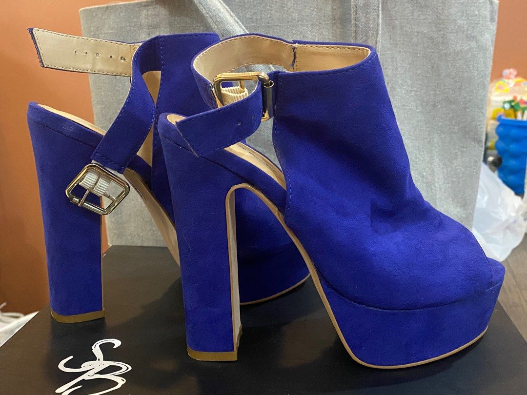 Peep Top Platform Heels, Women's Fashion, Footwear, Flats & Sandals on ...