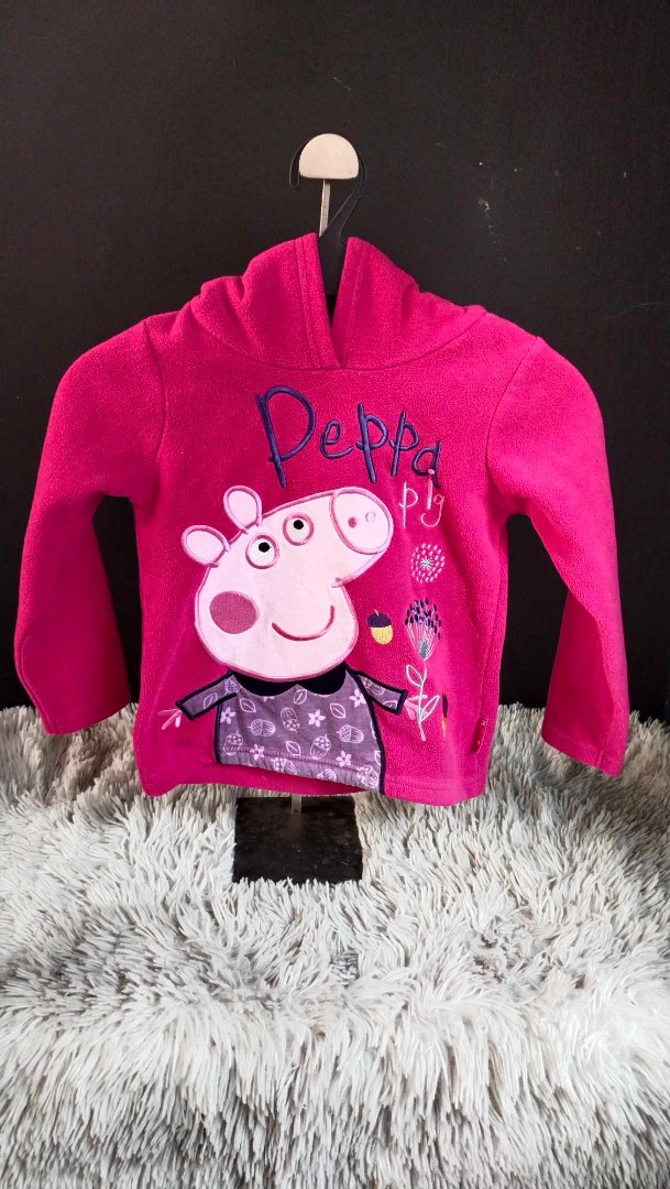 PEPPA PIG HOODIE JACKET, Babies & Kids, Babies & Kids Fashion on Carousell