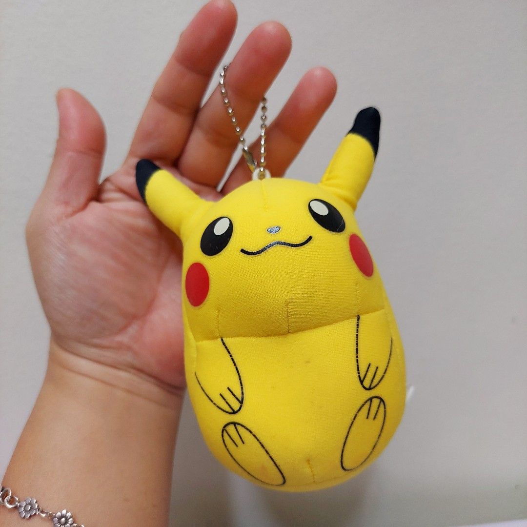Pikachu Pokemon 12 cm Bag Charm Styro Beads Filler Mini Pika Plush Toy ...