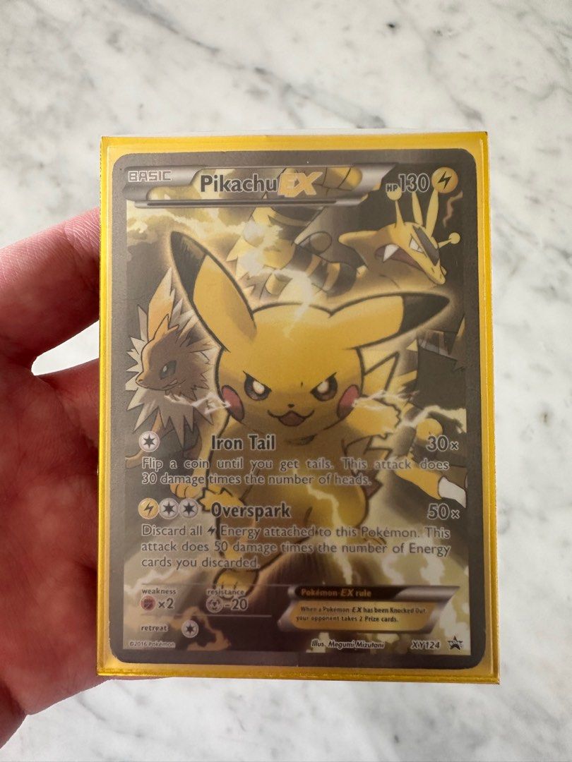 Pikachu EX Alternate Art Promo Full Art, Hobbies & Toys, Toys & Games ...
