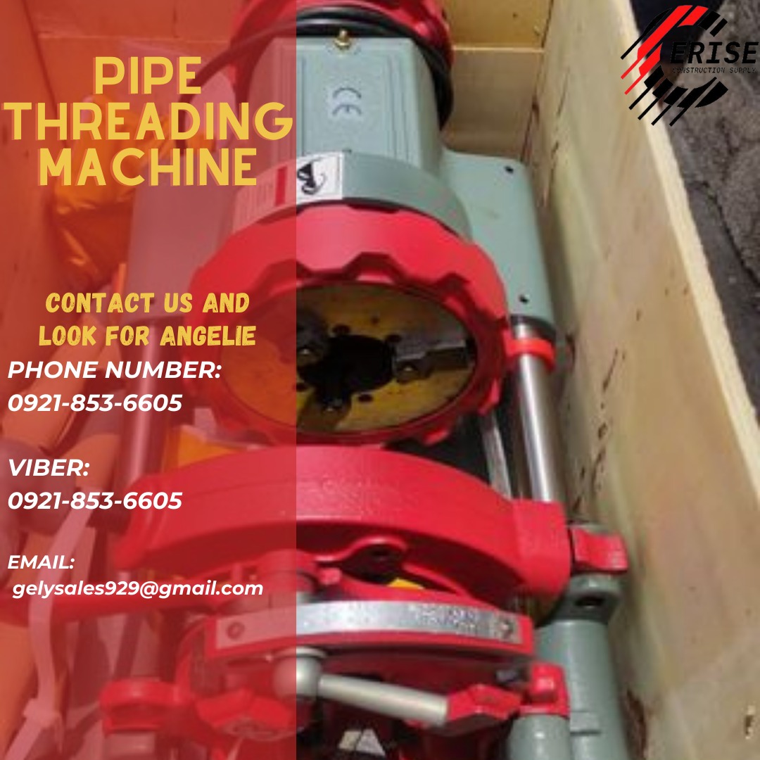 PIPE THRADING MACHINE, Commercial & Industrial, Construction Tools ...