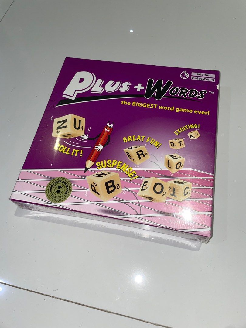 Plus + Words - Board Game, Hobbies & Toys, Toys & Games on Carousell