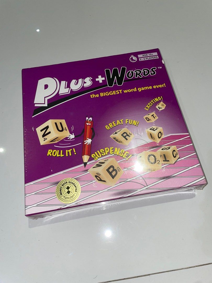 Plus + Words - Board Game, Hobbies & Toys, Toys & Games on Carousell