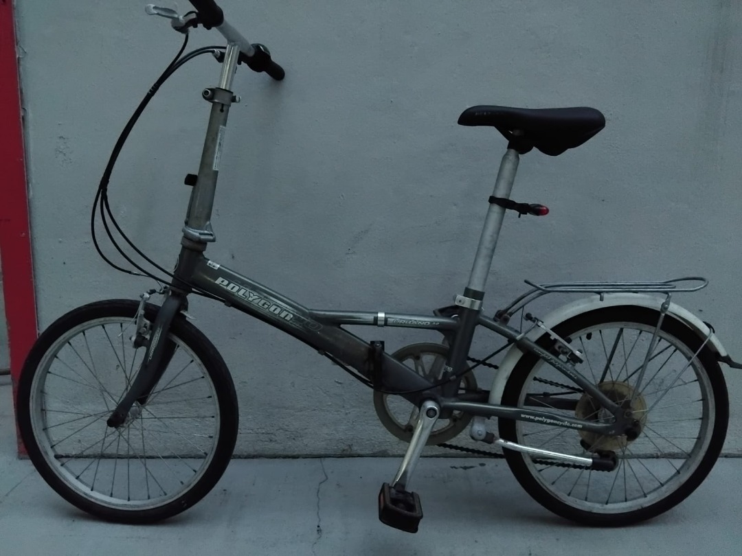 polygon foldable bike bicycle with Shimano gears, Sports Equipment ...