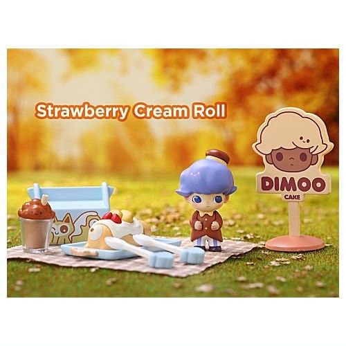 Popmart Dimoo (Strawberry cream roll), Hobbies & Toys, Toys & Games on ...