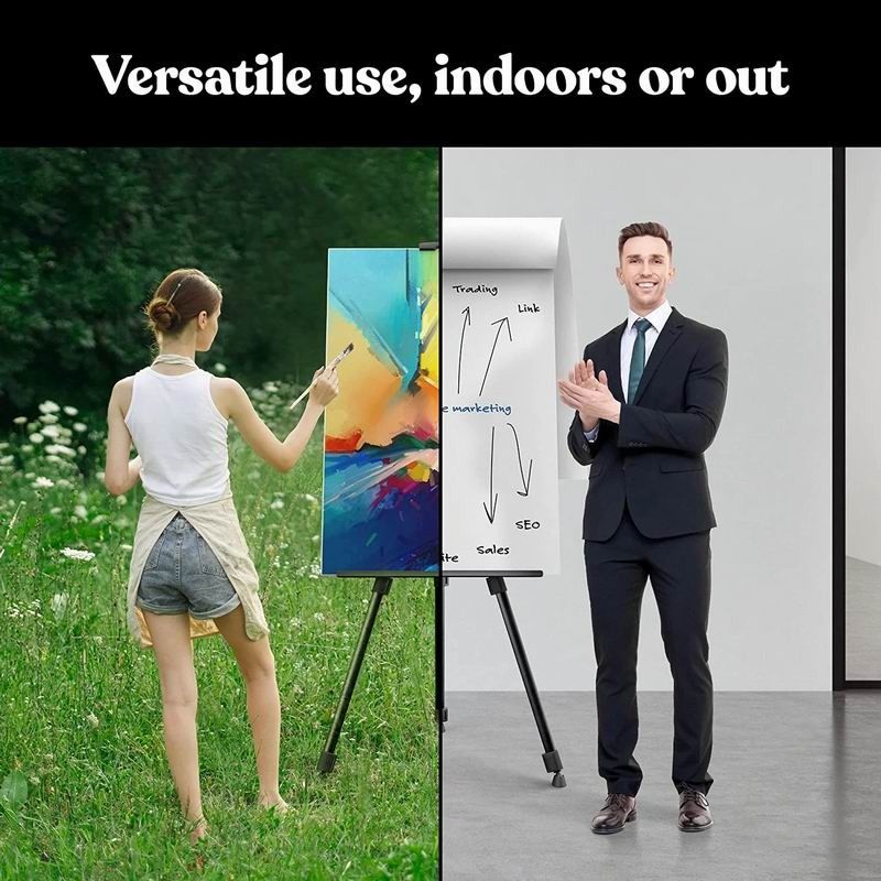 Portable Artist Easel Stand Metal Tripod Canvas Painting Sketch Picture ...