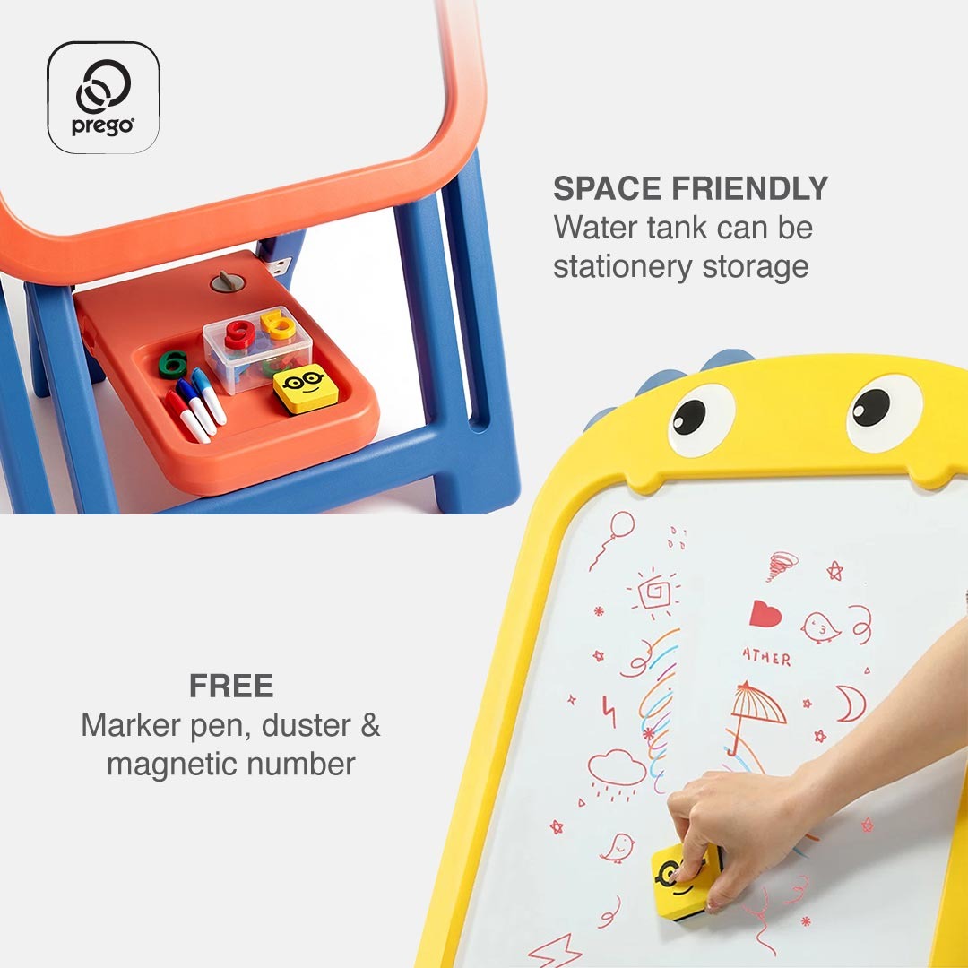 Prego Kids Drawing Board With Writing Markers Magnetic White Board ...