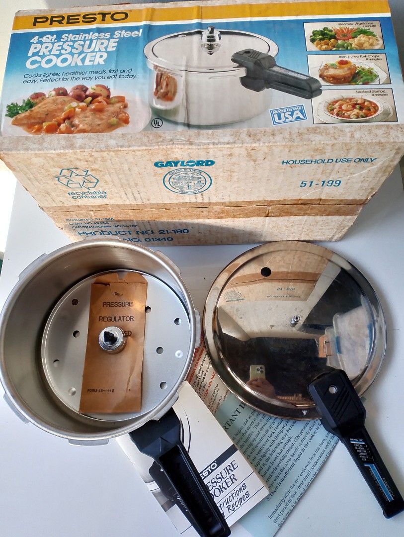 PRESTO Pressure Cooker, Furniture & Home Living, Kitchenware ...