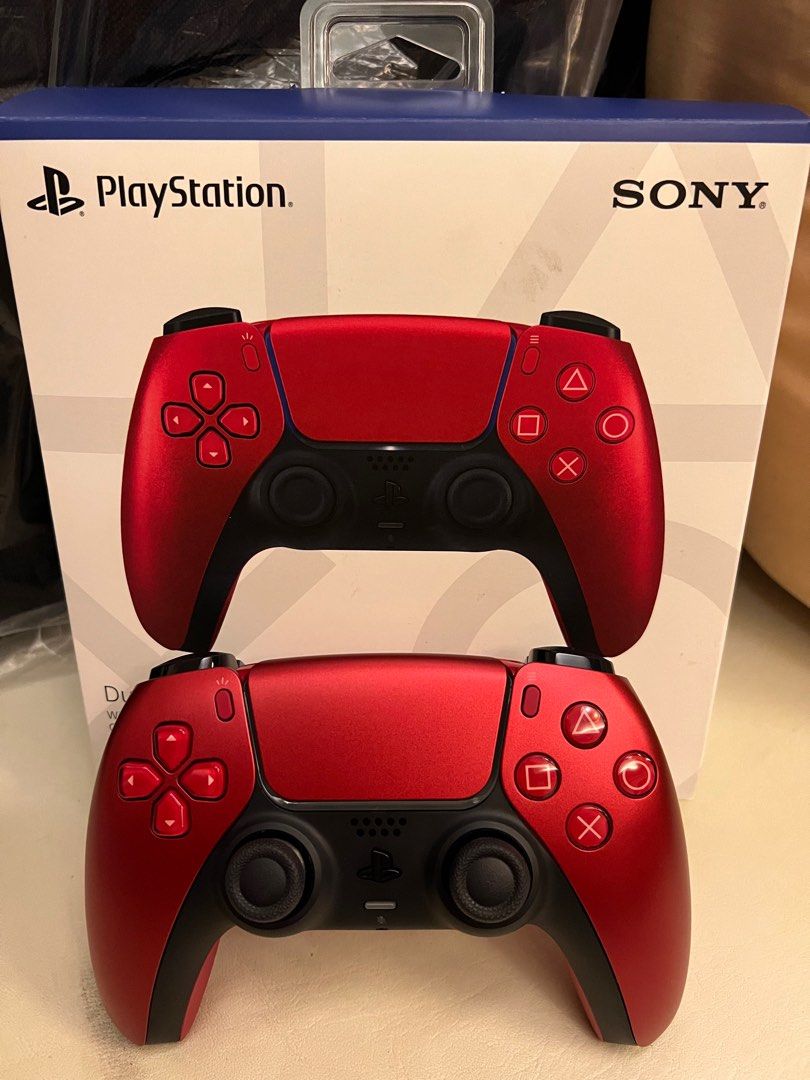 PS5 DualSense Controller Volcanic Red, Video Gaming, Gaming Accessories ...