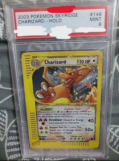 Skyridge Crystal Charizard Holo 146/144 PSA 8, Hobbies & Toys, Toys ...