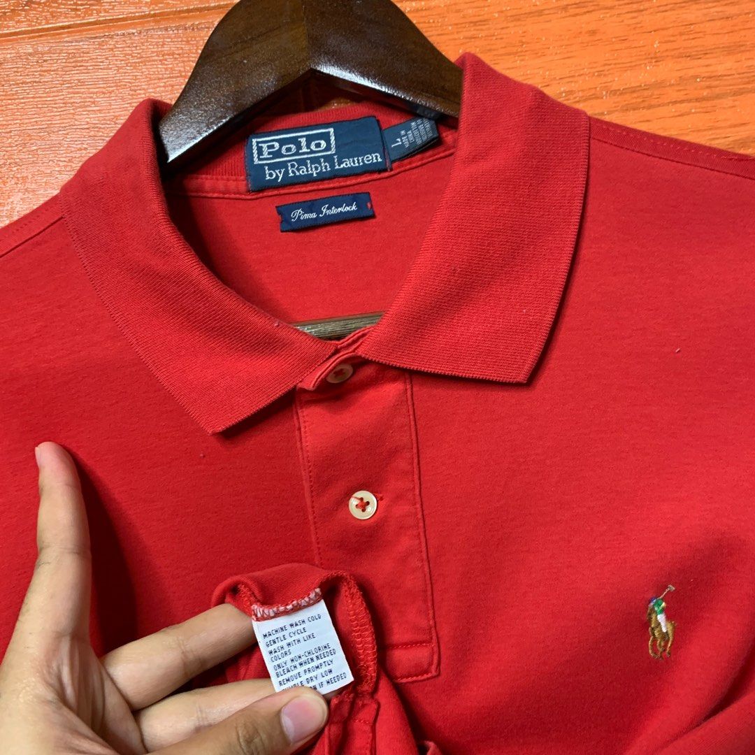 Ralph Lauren RL Pima Interlock Polo shirt, Men's Fashion, Tops & Sets ...