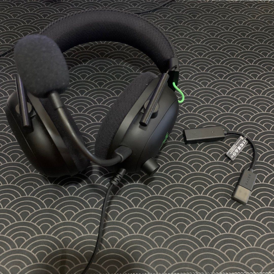 Razer blackshark v2 + usb sound card, Audio, Headphones & Headsets on ...
