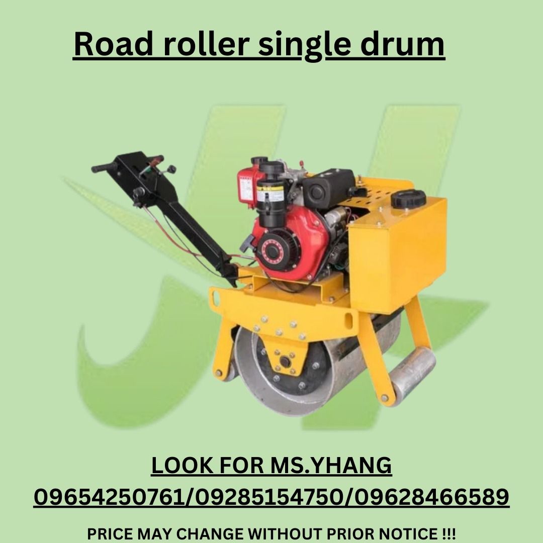 Road roller single drum, Commercial & Industrial, Construction ...