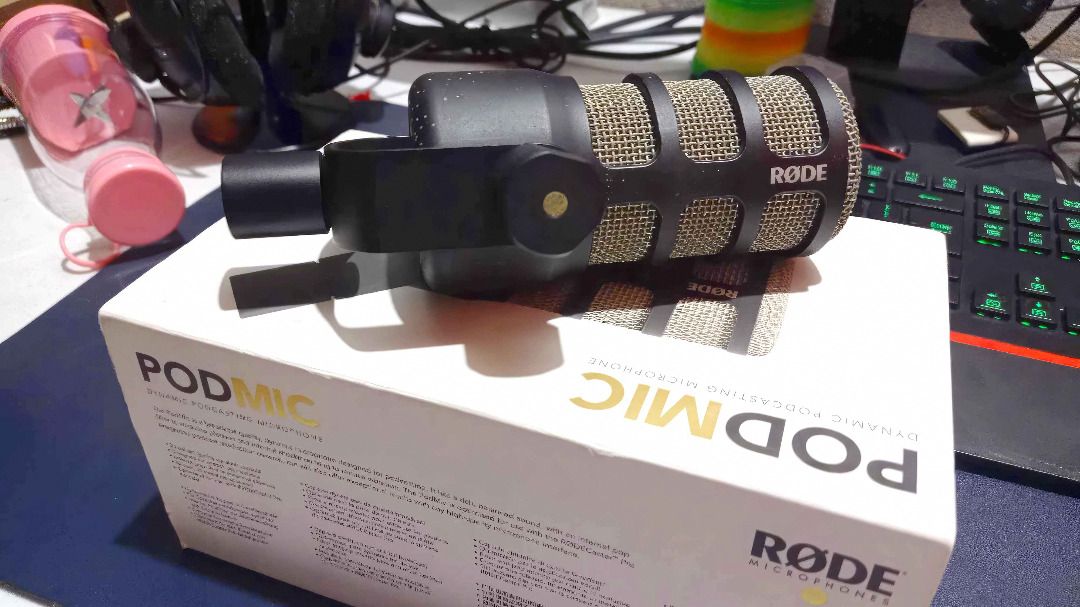 Rode PodMic - Cardioid Dynamic Broadcast Microphone, Audio, Microphones ...