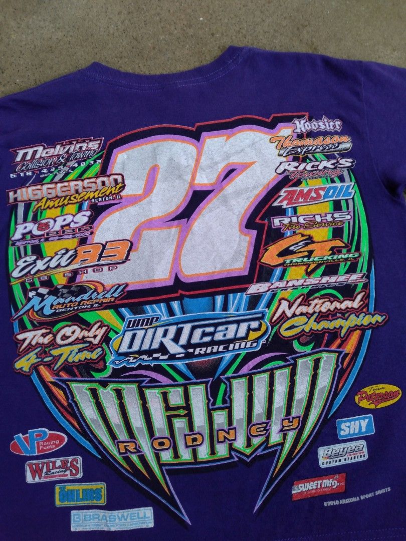 Rodney Melvin Mega Print Racing Car tee, Babies & Kids, Babies & Kids ...