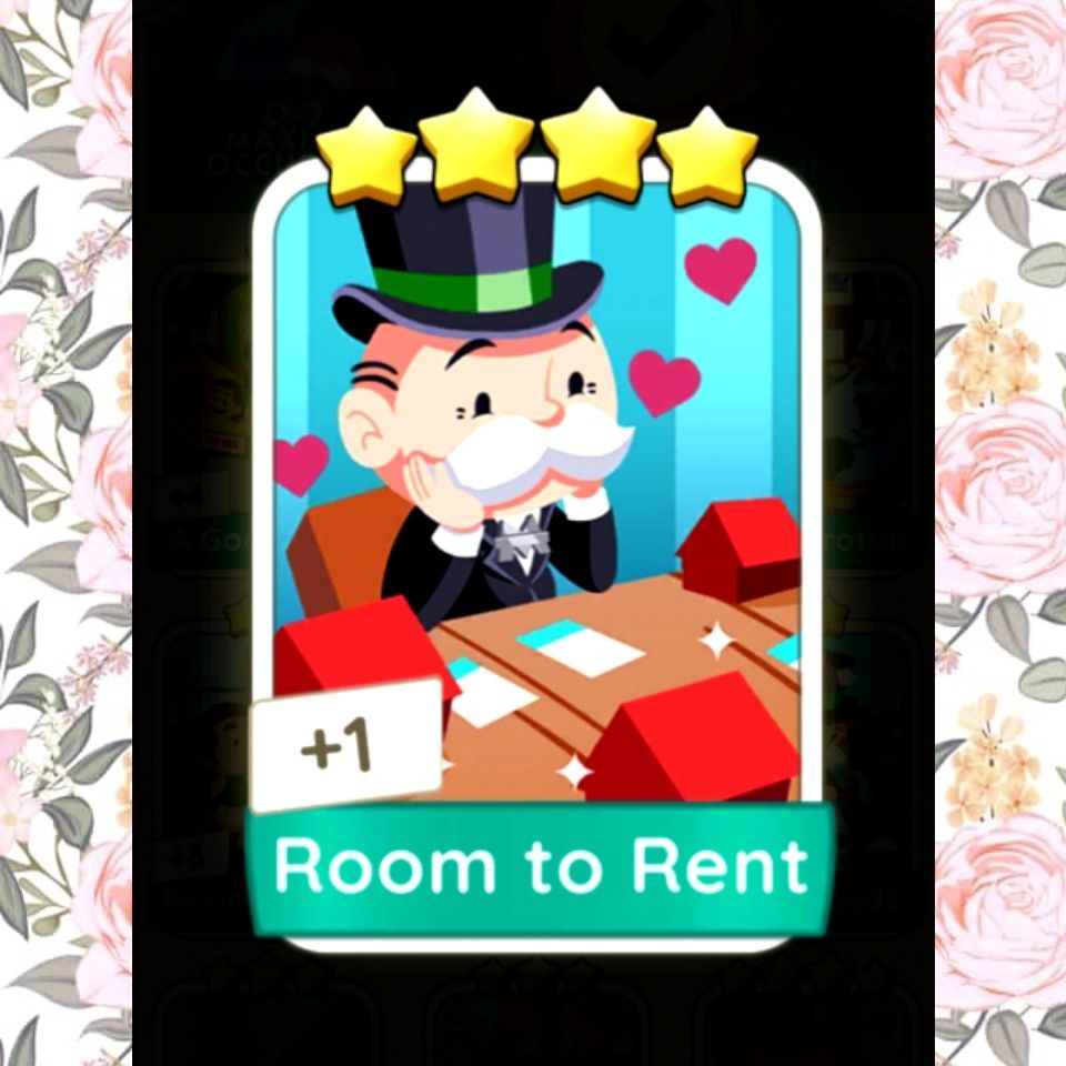 Room To Rent Monopoly Go Sticker, Hobbies & Toys, Toys & Games on Carousell