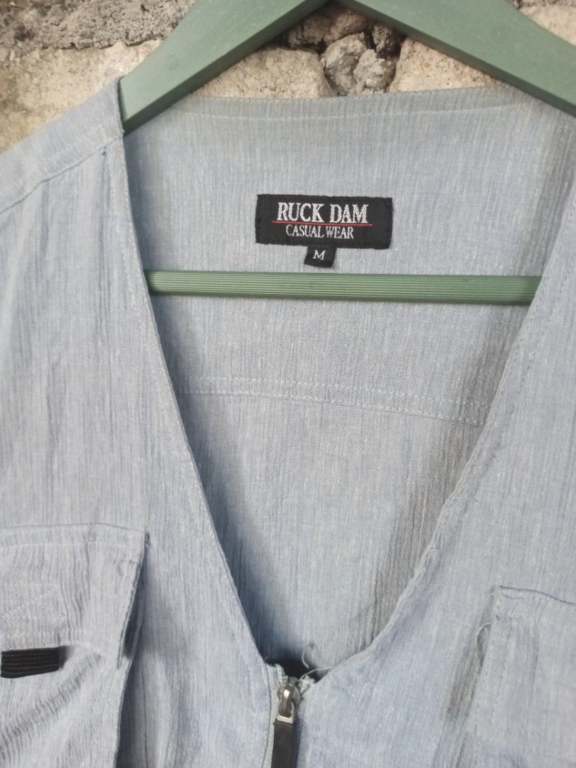 Ruck Dam Cargo Vest, Men's Fashion, Tops & Sets, Vests on Carousell