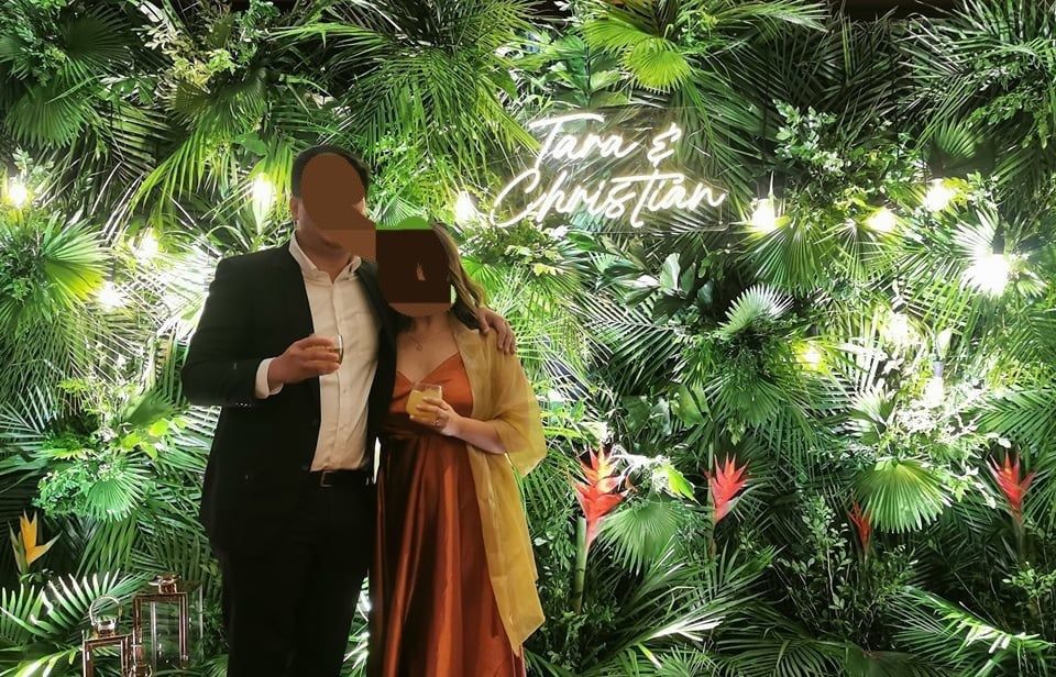 Rust Satin Gown (Plus Sized), Women's Fashion, Dresses & Sets, Evening ...