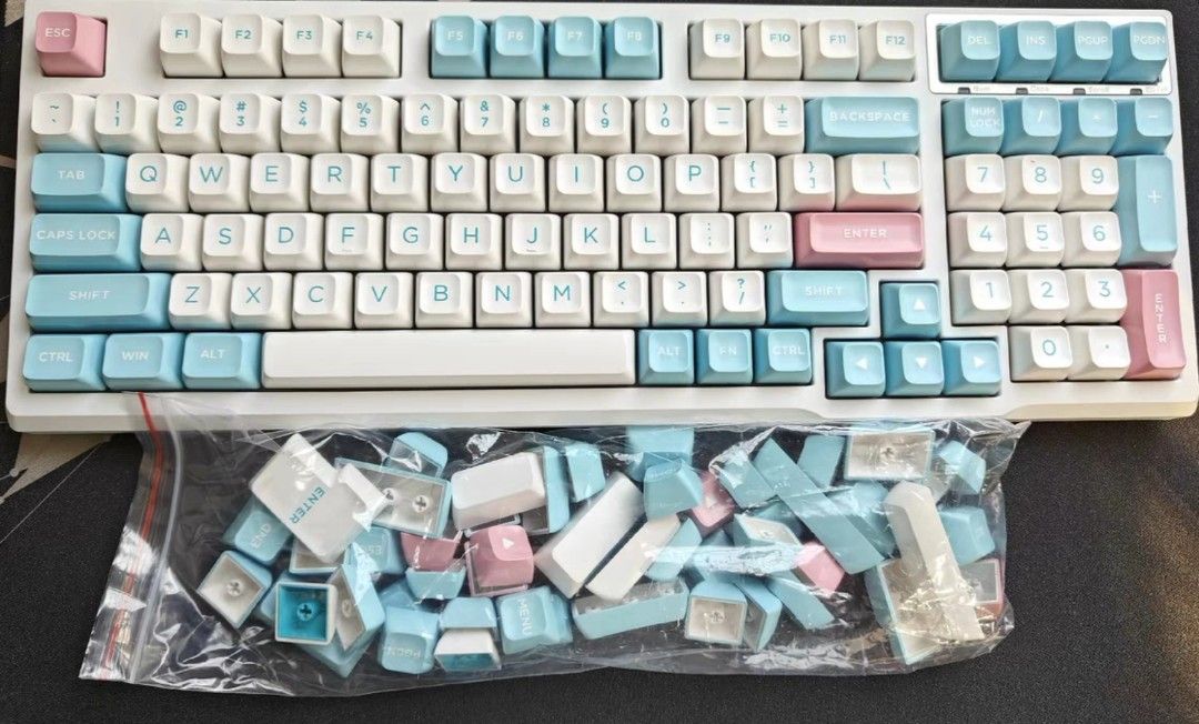 RX980 Mechanical Keyboard by RX-STORM Linear switch doubleshot keycap ...