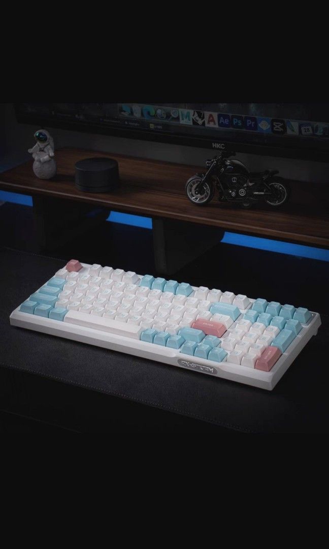 RX980 Mechanical Keyboard by RX-STORM Linear switch doubleshot keycap ...