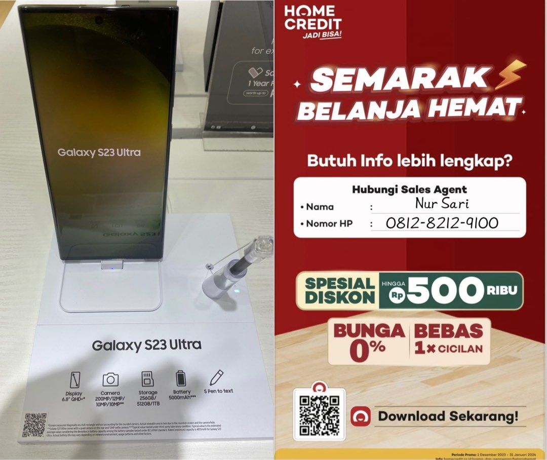 Samsung Galaxy S23 Ultra PROMO BUNGA 0% & Pasti dapat diskon hingga 500rb, Telepon Seluler ...