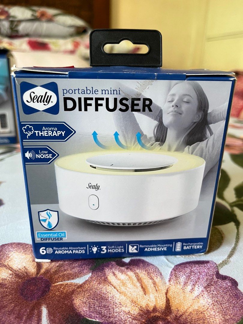 Sealy Mini Diffuser Aroma Theraphy Low Noise Furniture And Home Living Home Fragrance On Carousell