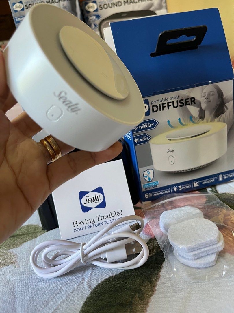 Sealy Mini Diffuser Aroma Theraphy Low Noise Furniture And Home Living Home Fragrance On Carousell
