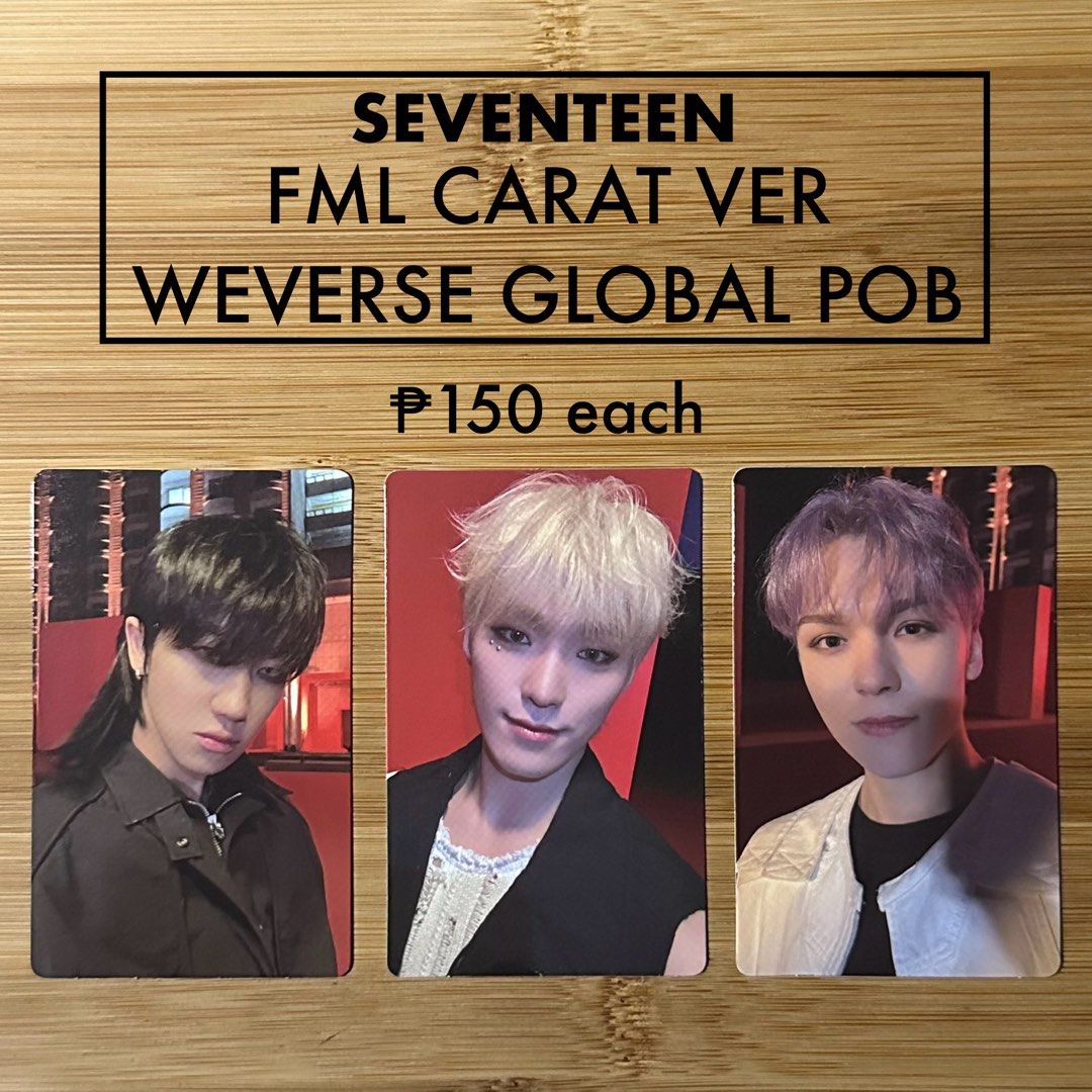 [SEVENTEEN] FML CARAT VERSION WEVERSE PREORDER BENEFITS, Hobbies & Toys, Memorabilia ...