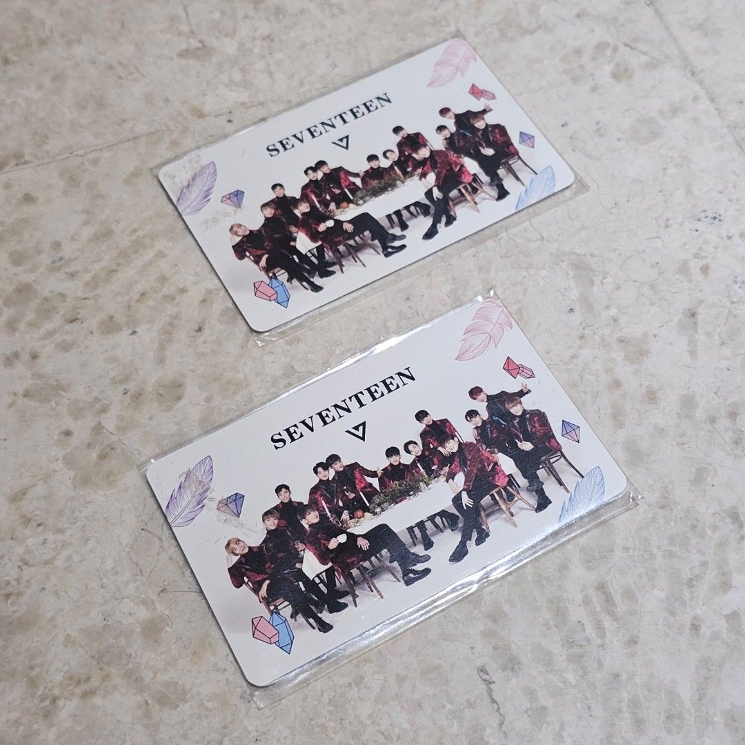 SEVENTEEN T-Money Cards, Hobbies & Toys, Memorabilia & Collectibles, K ...
