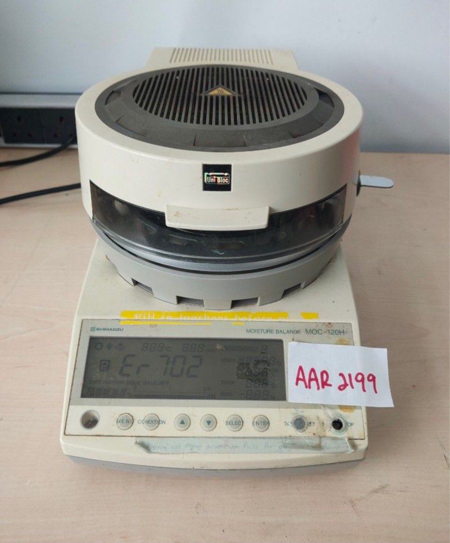 Shimadzu Moisture Balance TA Instrument Modulated DSC Letbold Trivac ...