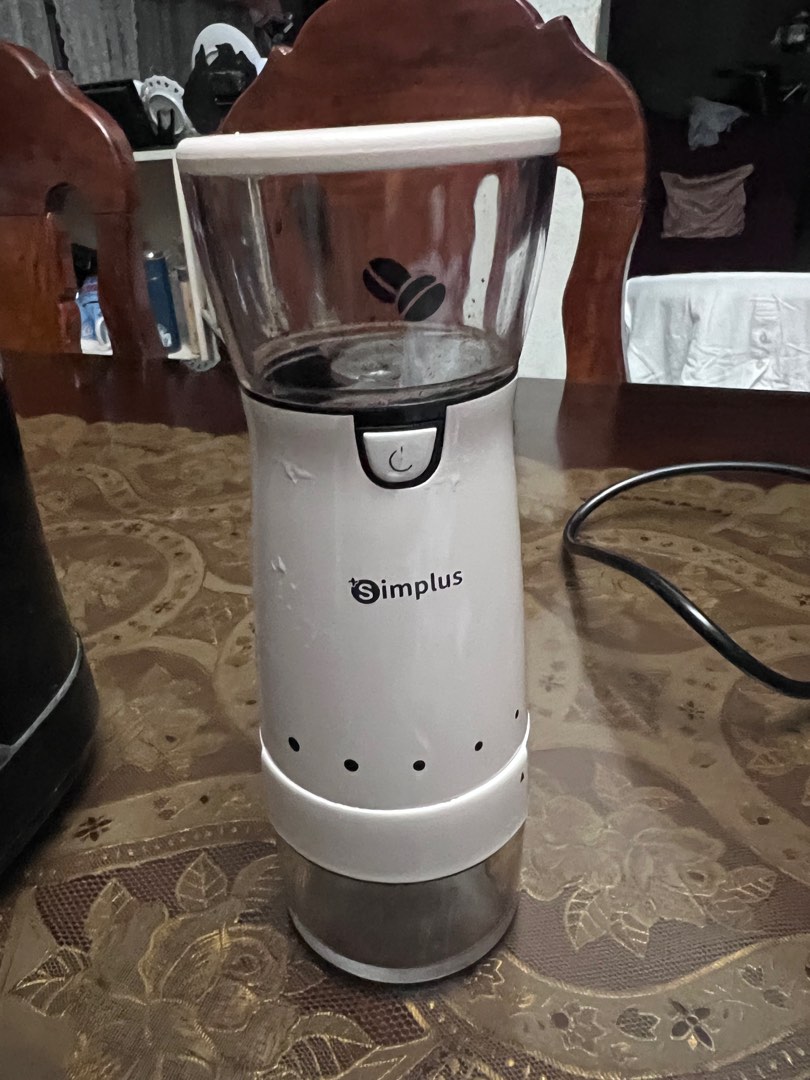 Simplus wireless coffee grinder (rechargeable), TV & Home Appliances ...