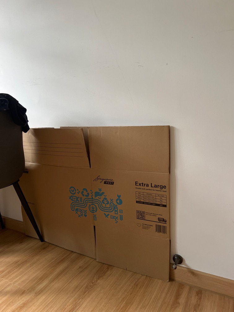 SingPost extra large Carton Box, Furniture & Home Living, Home ...