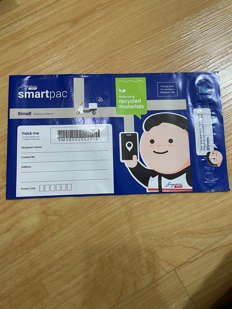 SingPost Smartpac Small (250mm x 150mm), Hobbies & Toys, Stationery ...