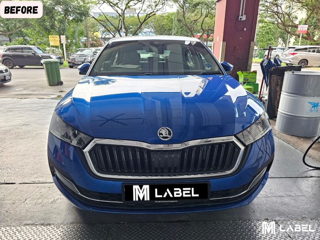 Skoda Octavia Full Vinyl Wrap - PET Black Iridescent Purple, Car ...