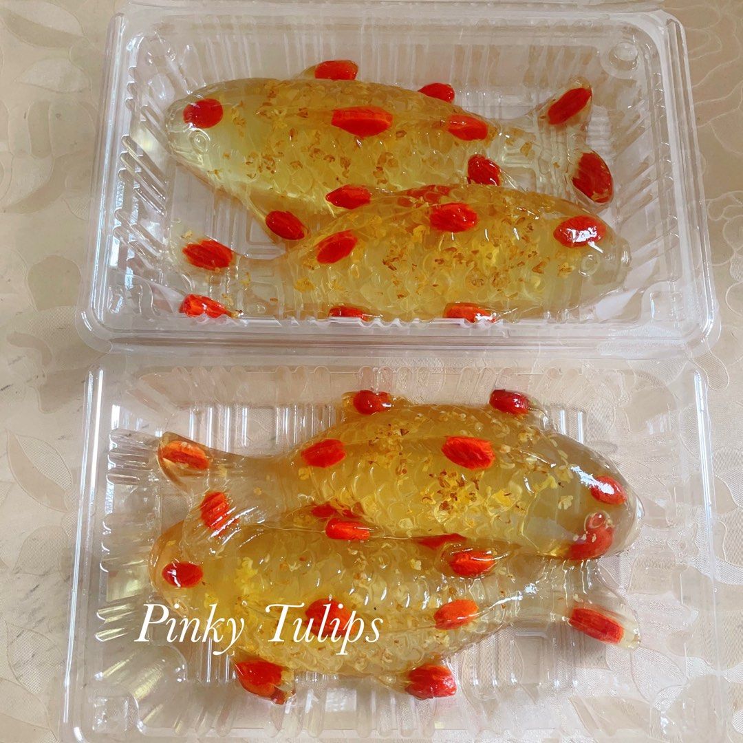 Small Koi Fish Osmanthus Konnyaku Jelly, Food & Drinks, Homemade Bakes ...