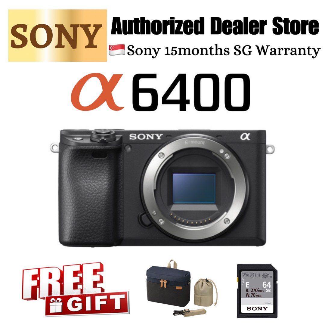 Sony A6400 Mirrorless Camera Body | 6400, Photography, Cameras on Carousell