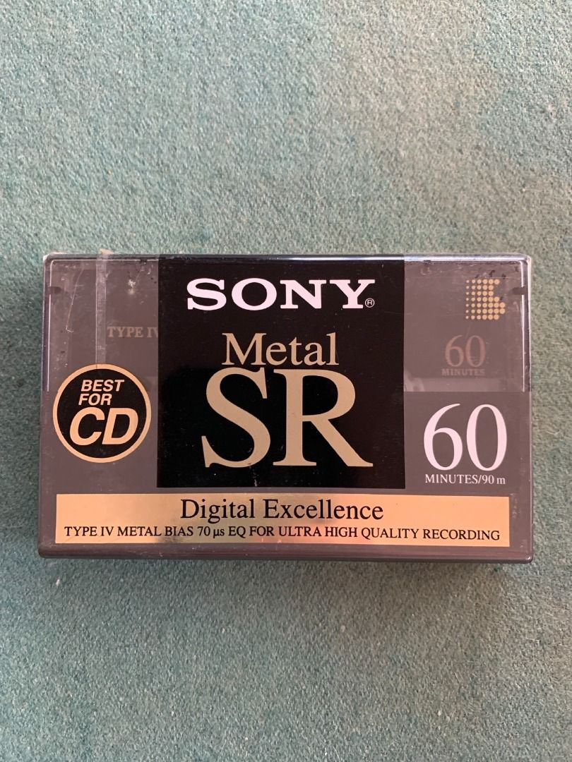 SONY SR-60 Metal / Type 4 Blank Tape, Hobbies & Toys, Music & Media ...
