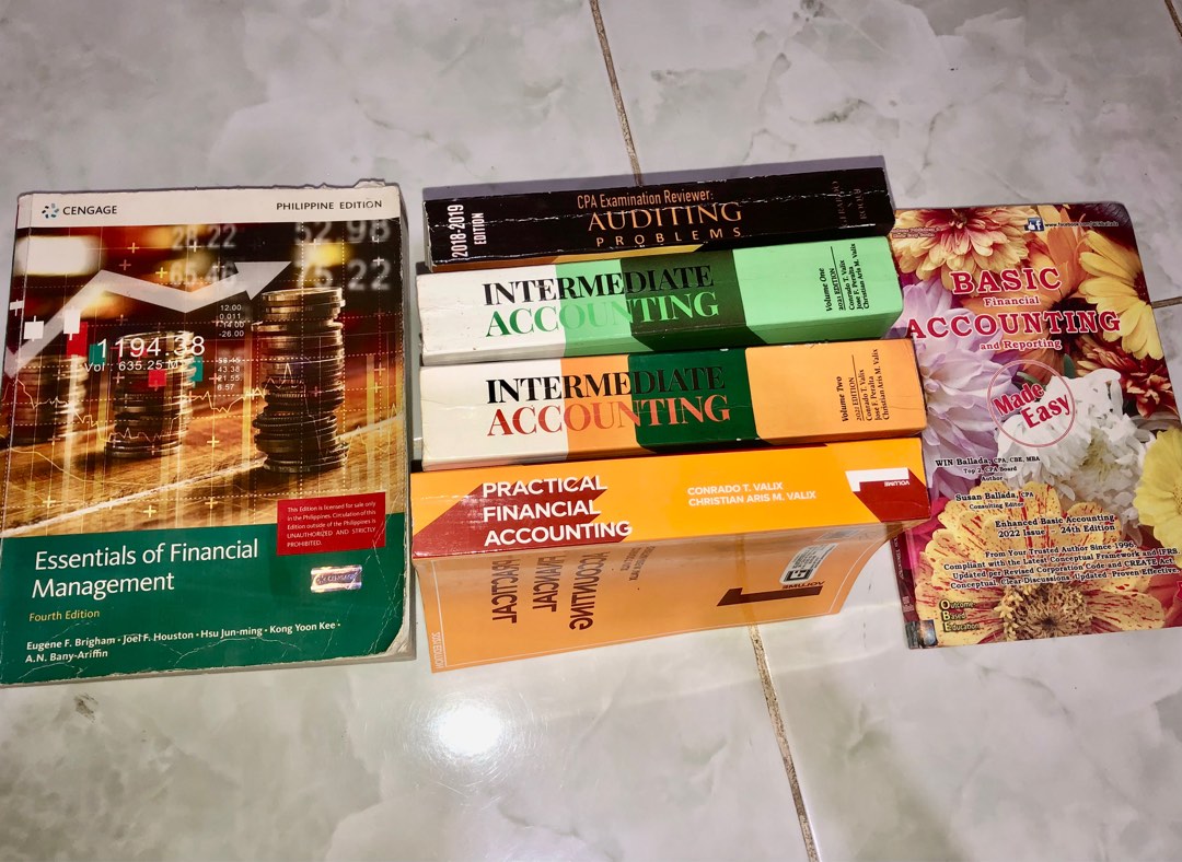 TAKE ALL Accounting Books, Hobbies & Toys, Books & Magazines, Textbooks ...