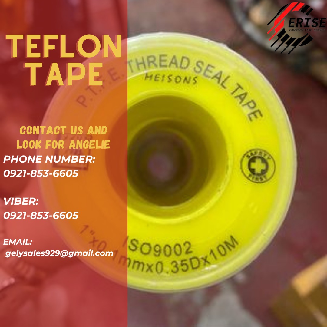 TEFLON TAPE, Commercial & Industrial, Construction Tools & Equipment on ...