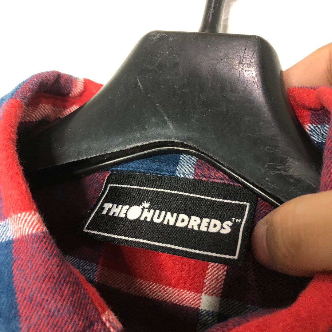 The Hundreds Bomb Logo Flannel, Men's Fashion, Tops & Sets, Tshirts ...