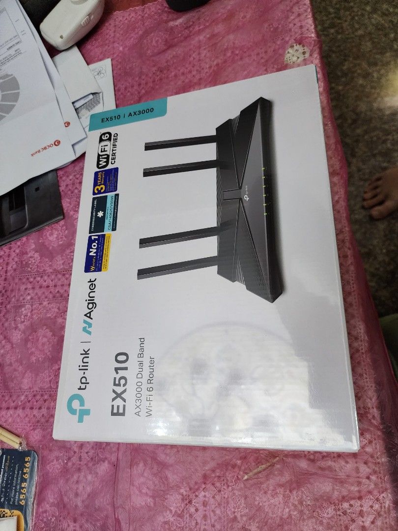 TP-Link EX510 AX3000 Dual-Band Gigabit Wi-Fi 6 Router, Computers & Tech ...