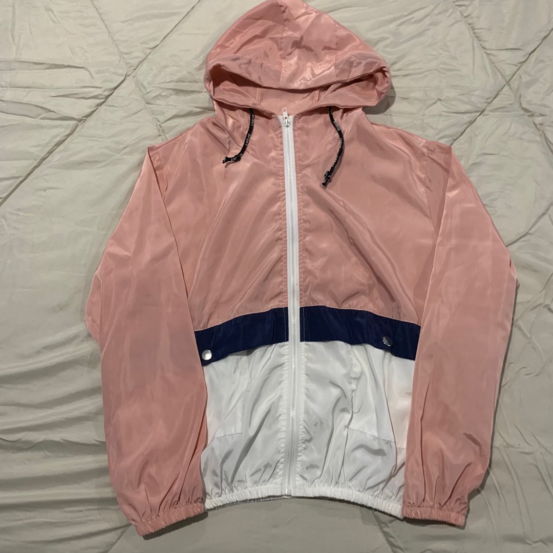 Two-Tone Windbreaker, Women's Fashion, Coats, Jackets and Outerwear on ...