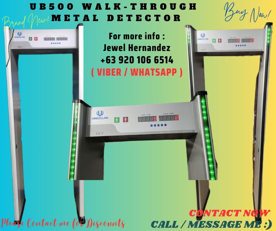 UB500 WALK-THROUGH FOR SECURITY SCANNER METAL DETECTOR - BRAND NEW, Commercial & Industrial ...