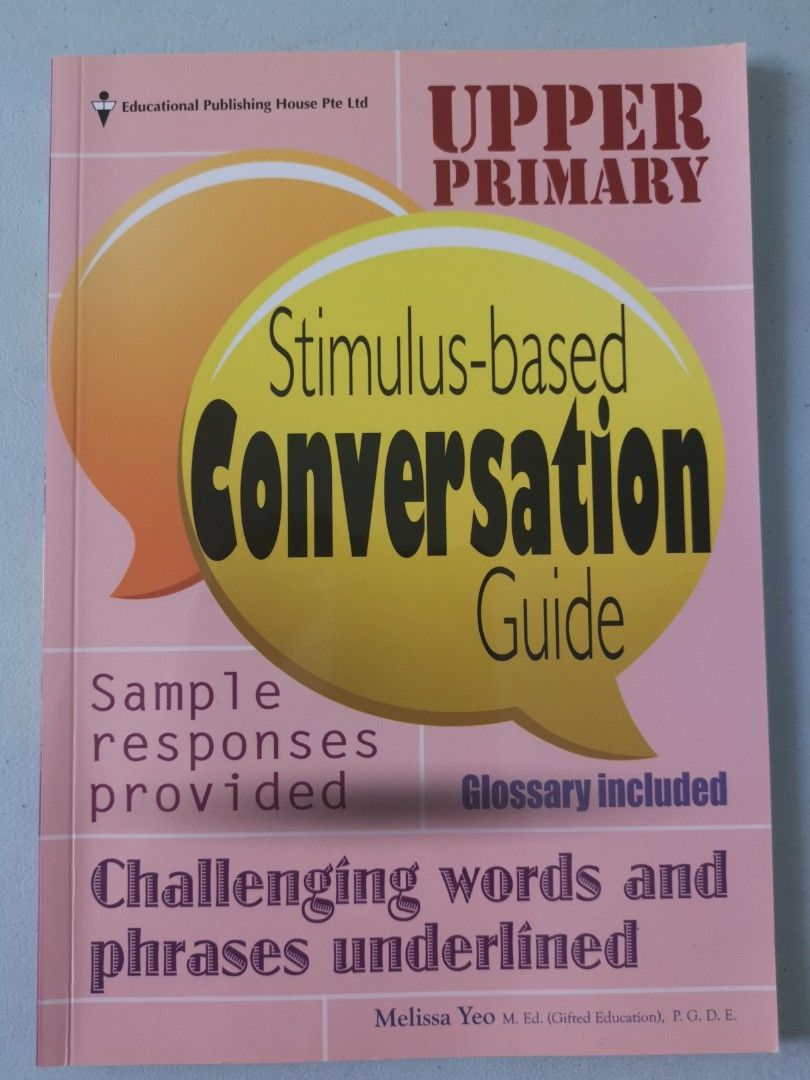 Upper primary stimulus-based conversation guide, Hobbies & Toys, Books ...